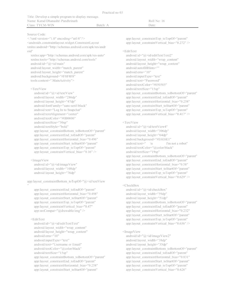 Practical no 03 | PDF | Embedded Linux Distributions | Mobile Linux