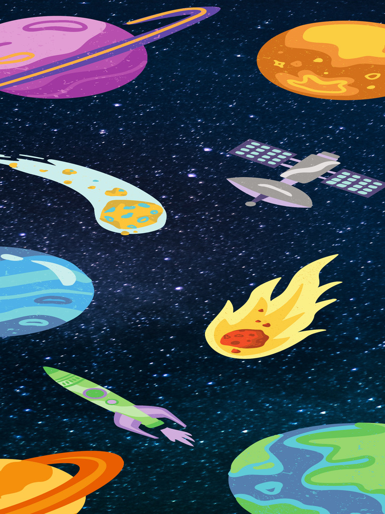 Illustrative Colourful Bookmark for Kids (printable) | PDF