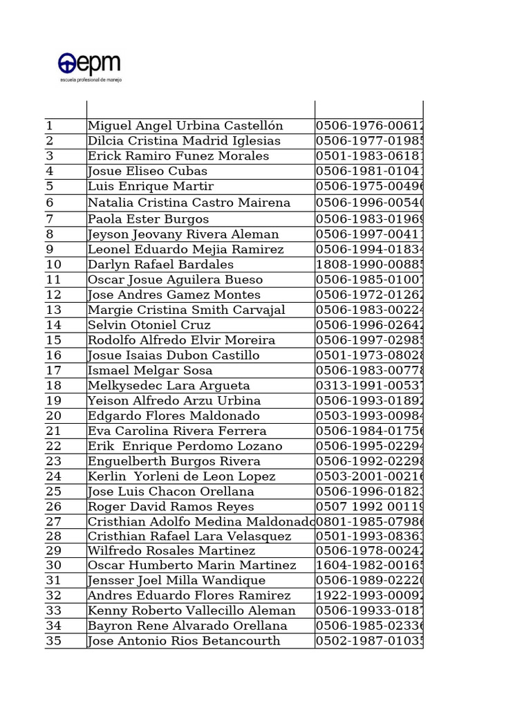 Control de Expediente en Digital y Fisico de Alumnos Certificados EPM | PDF