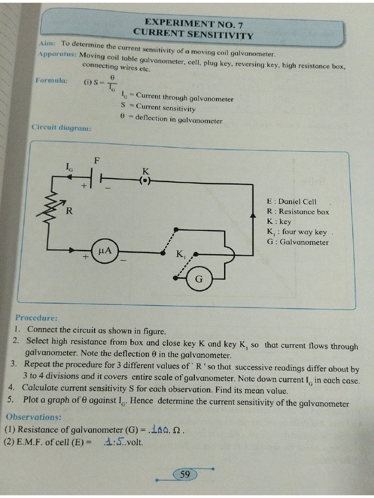 7 & 11 Physics Practical | PDF