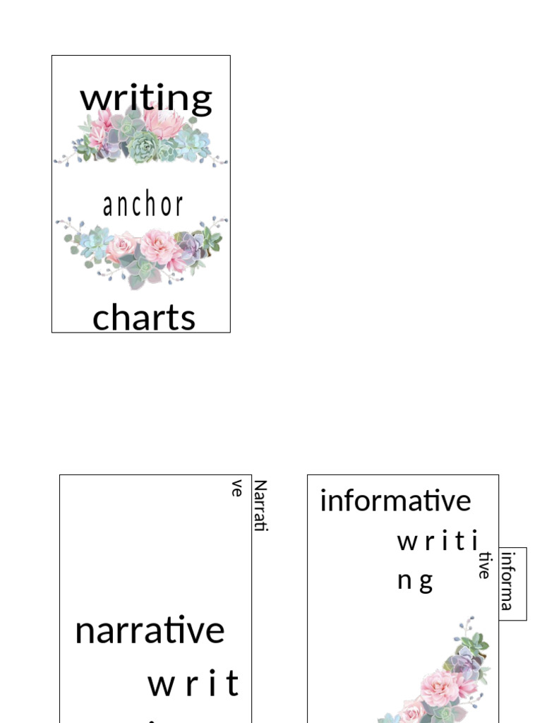 Writing Anchor Chart Flip Book | PDF | Essays