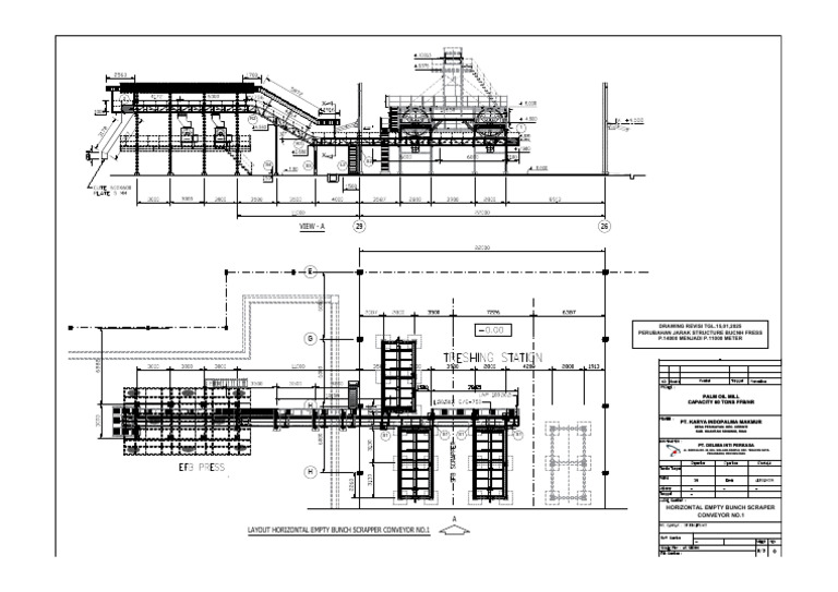 DIP.KIM.EFB.M01 Horizontal Empty Bunch Scraper Conveyor No.1- 1-5 | PDF