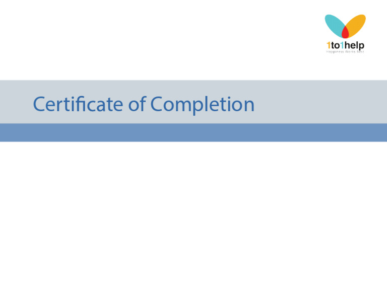 POSH Certificate | PDF