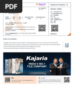 Sample IndiGo Ticket | PDF
