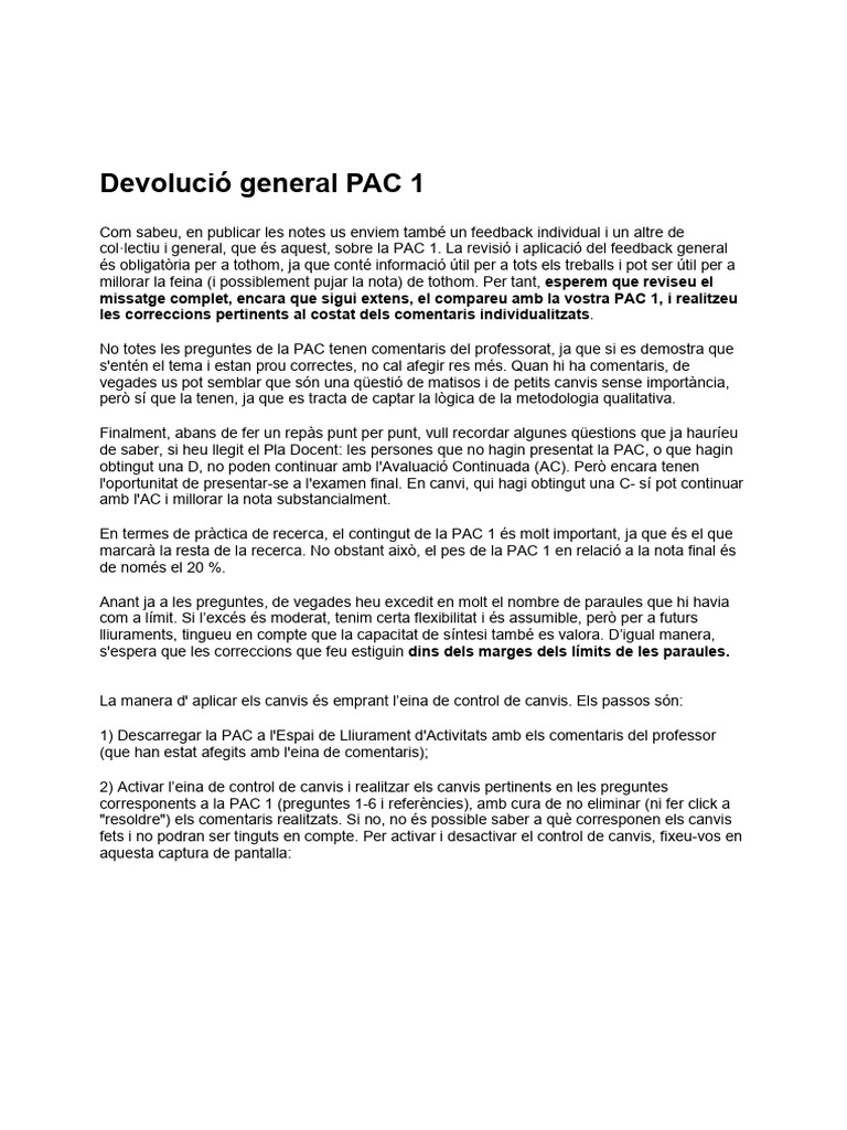 SEM1 PAC1 Devolució General | PDF