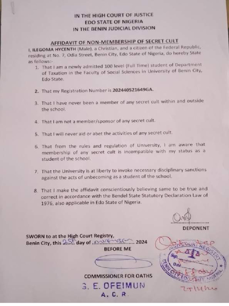 Non Member of Secret Cult - Compressed | PDF