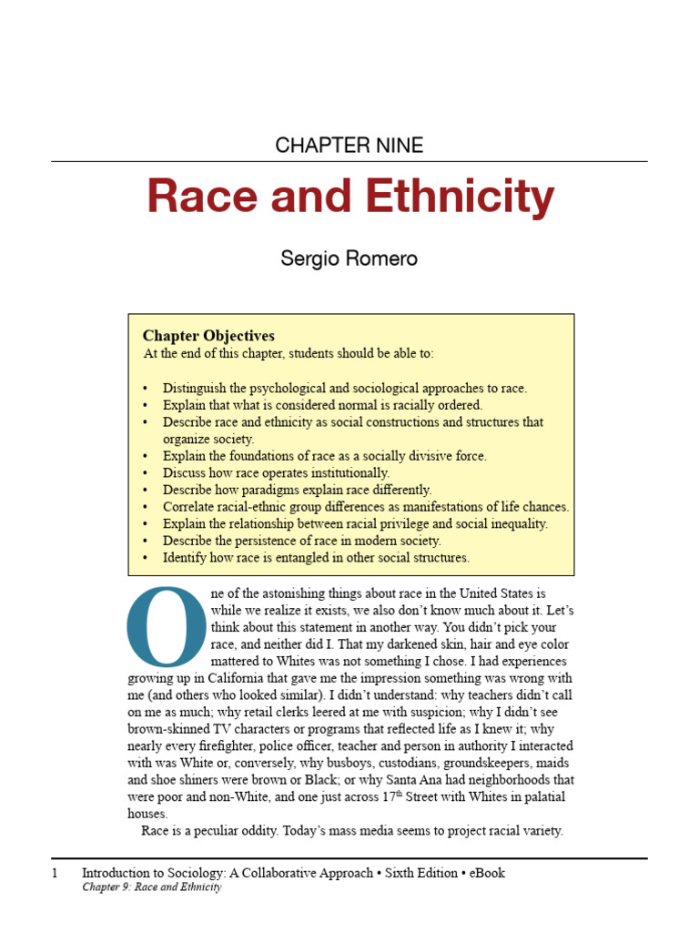9.Race and Ethnicity | PDF | Race (Human Categorization ...