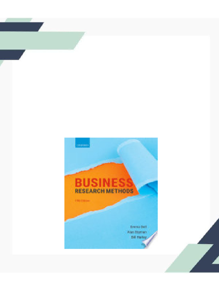 Business Research Methods, 5th Edition Bell - The full ebook with all ...