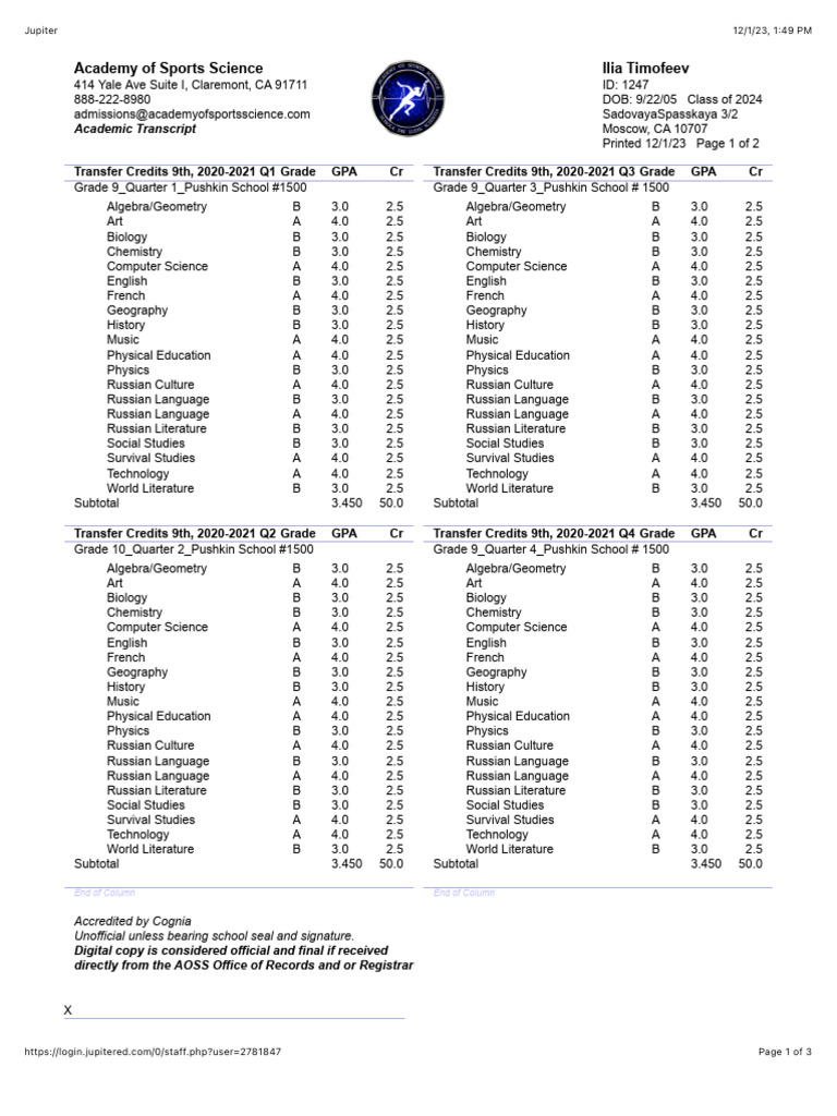 Ilia_Transcript | PDF | Science