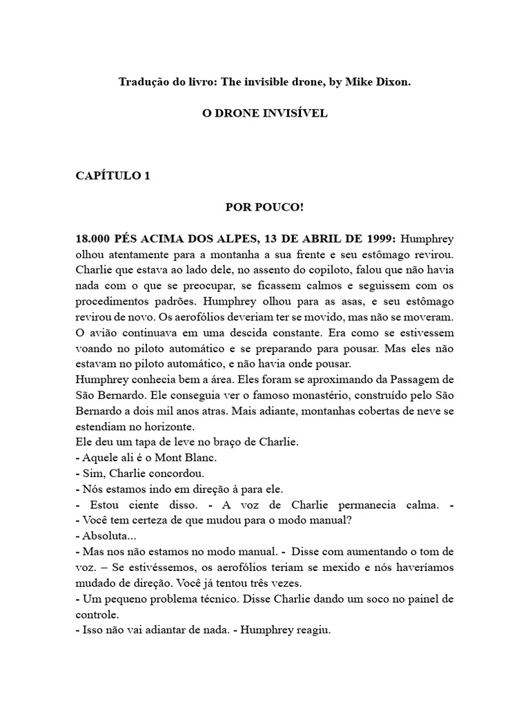 Tradução de "The Invisible Drone" | PDF