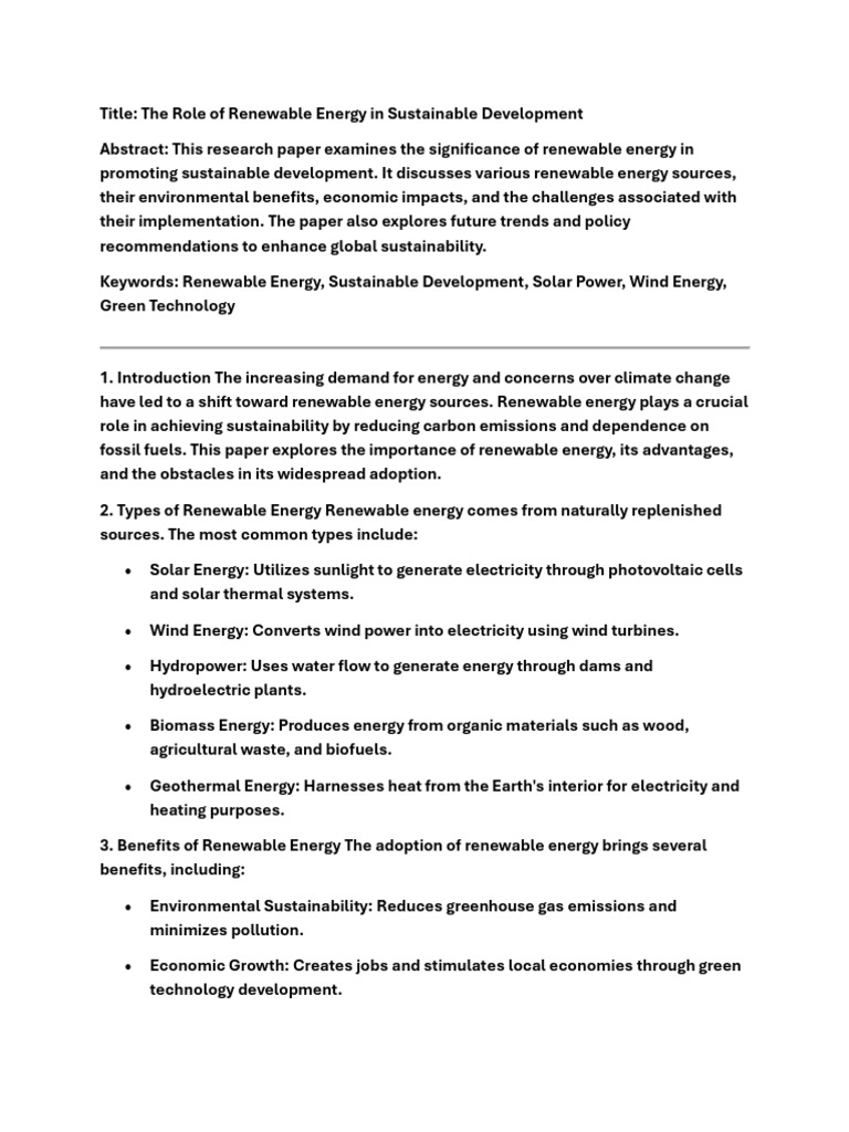 ping | PDF | Renewable Energy | Energy Development