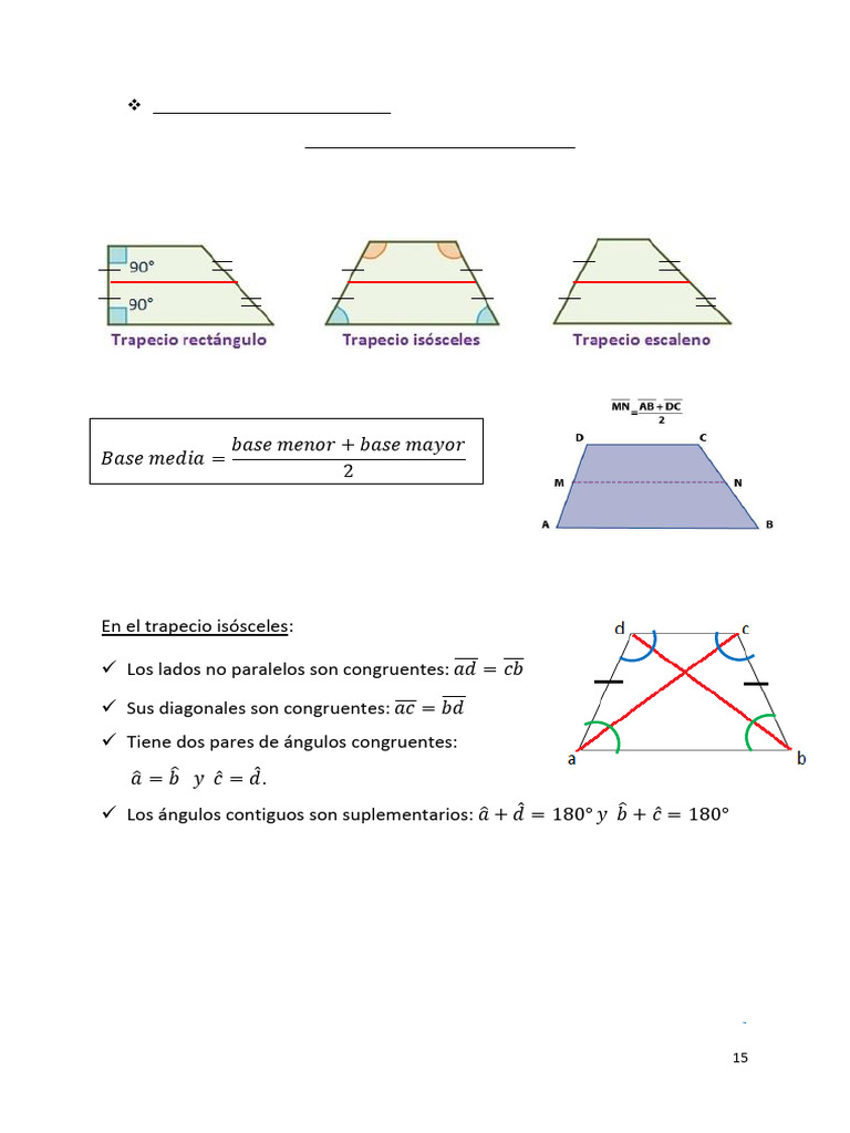 Apunte 4 - PolÃ­gonos | PDF | Rectángulo | Euclides