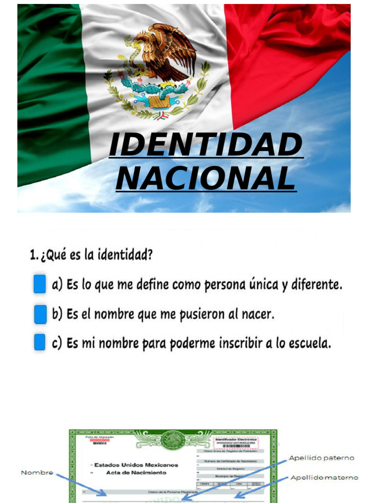 Identidad Nacional | PDF