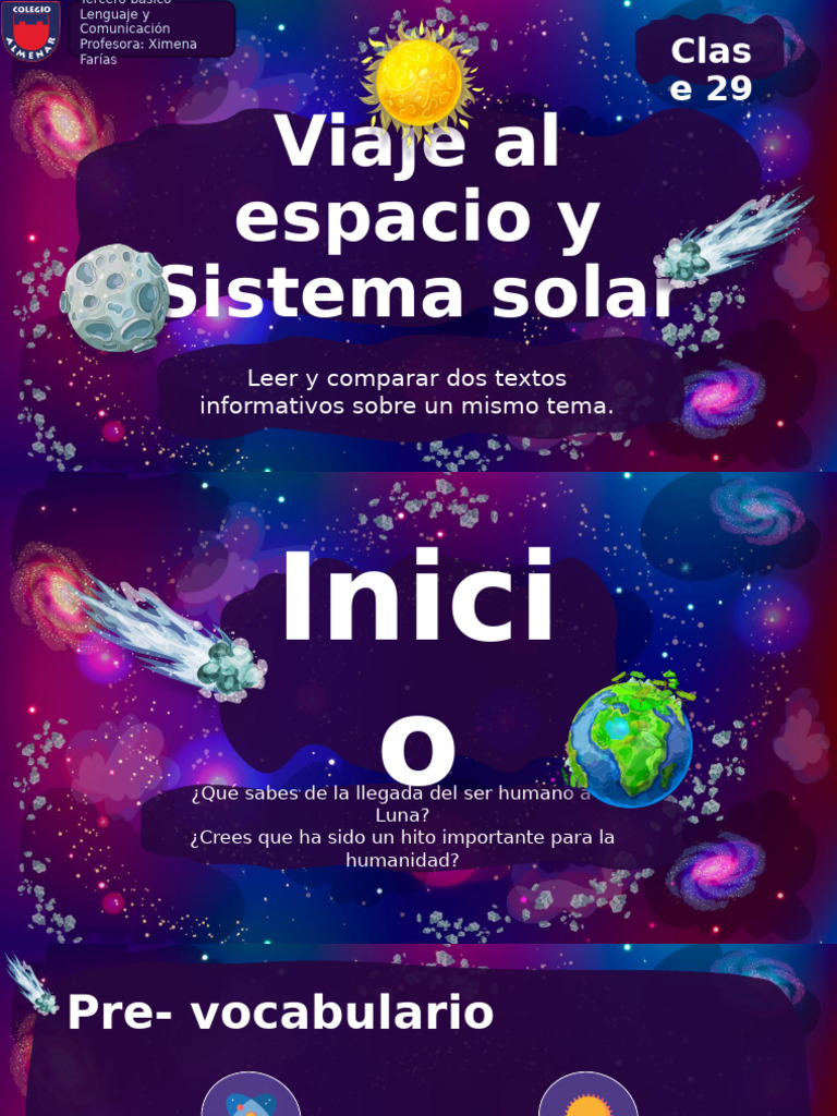 Viaje Al Espacio y Sistema Solar | PDF