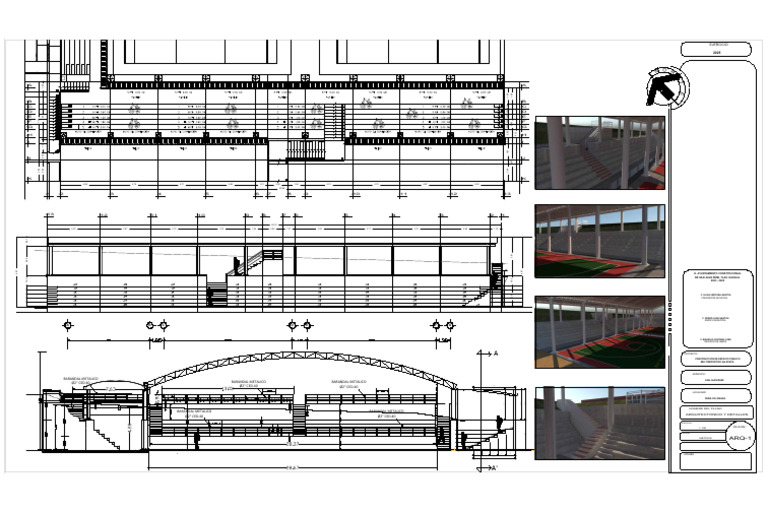 Plano 01 Gradas | PDF