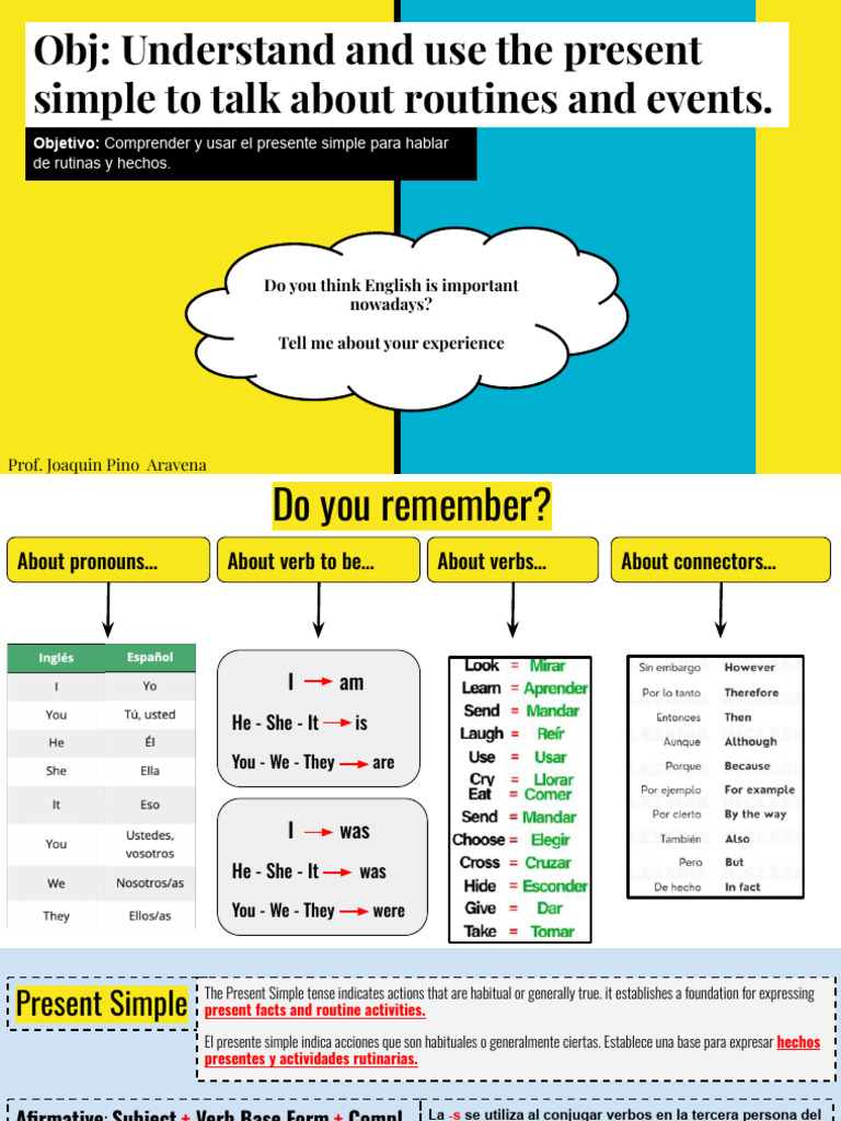 Mastering Present Simple Tense | PDF | Semantic Units | Language Mechanics