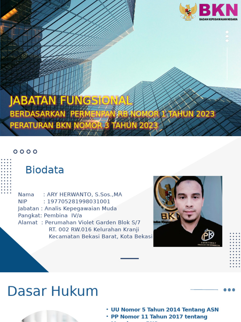 Kenaikan Pangkat Jabfung Permenpan 1 | PDF