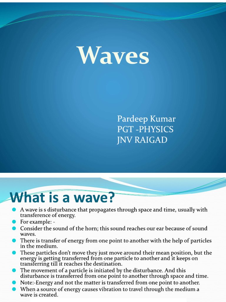 Waves | PDF