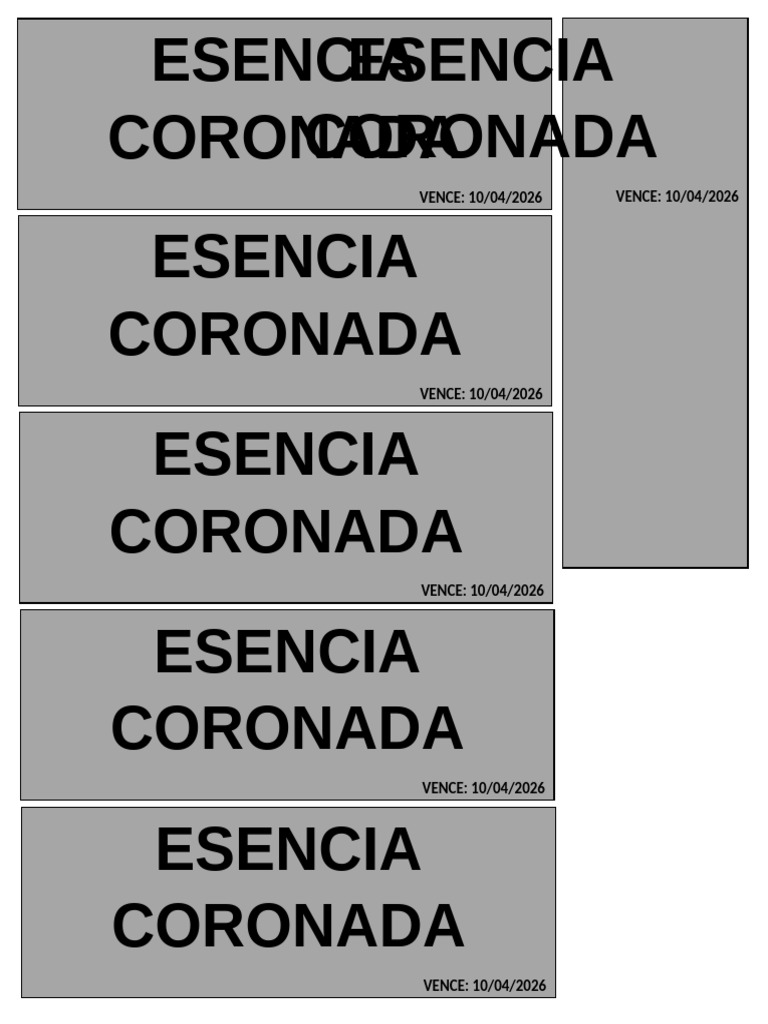 Esencia Coronada | PDF