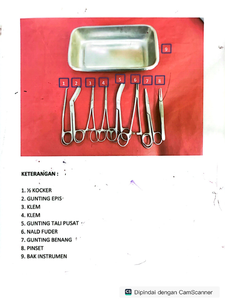 6. Buku Kontrol Alat Dan Gambar Partus Set Yang Sesuai | PDF