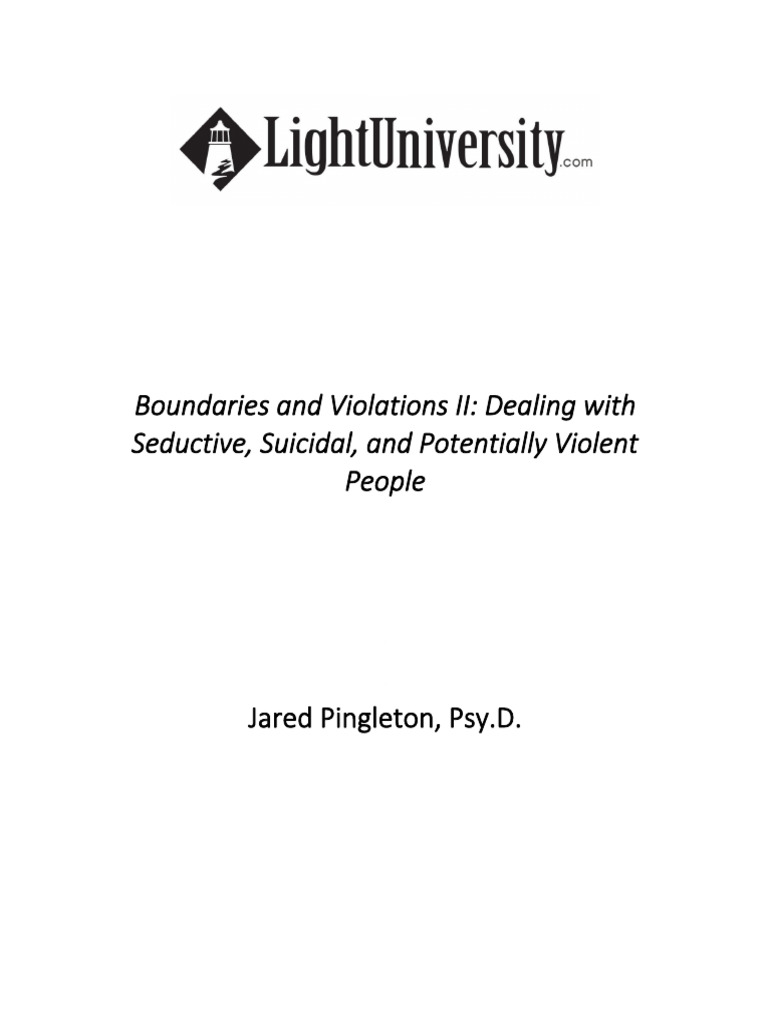 Ethical Boundaries in Caregiving | PDF | Suicide | Depression (Mood)