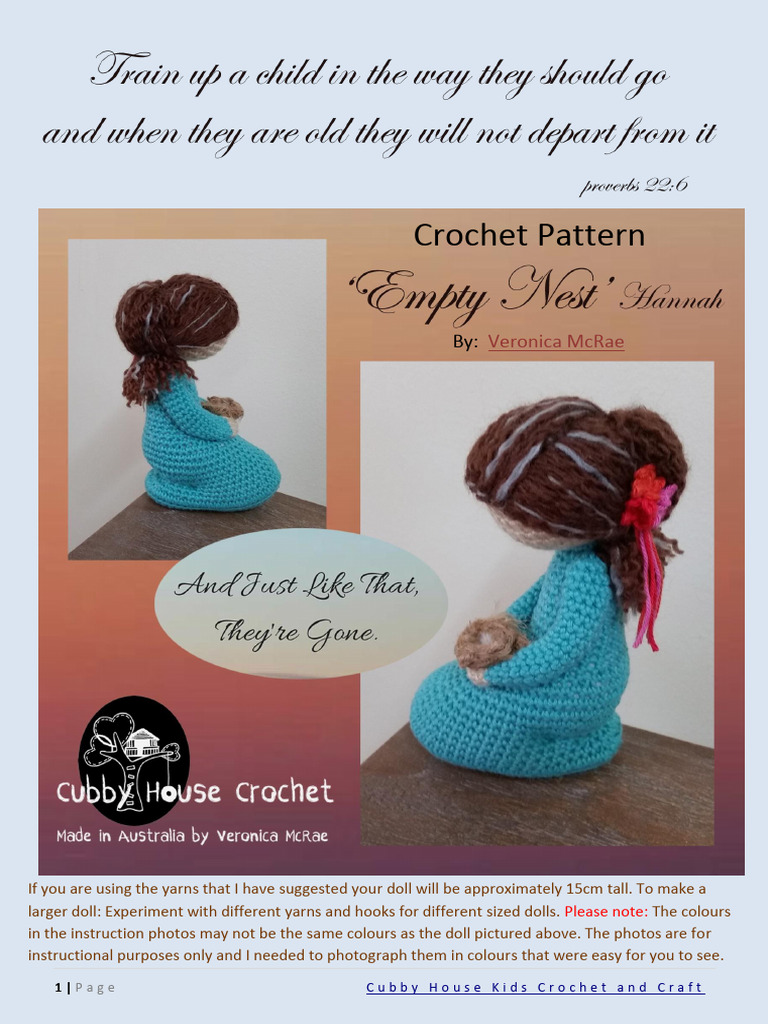 Virgen de Rodillas - Hannah (Mismo Patron) | PDF | Yarn | Crochet