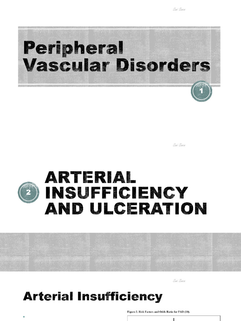 PVD | PDF | Vein | Edema