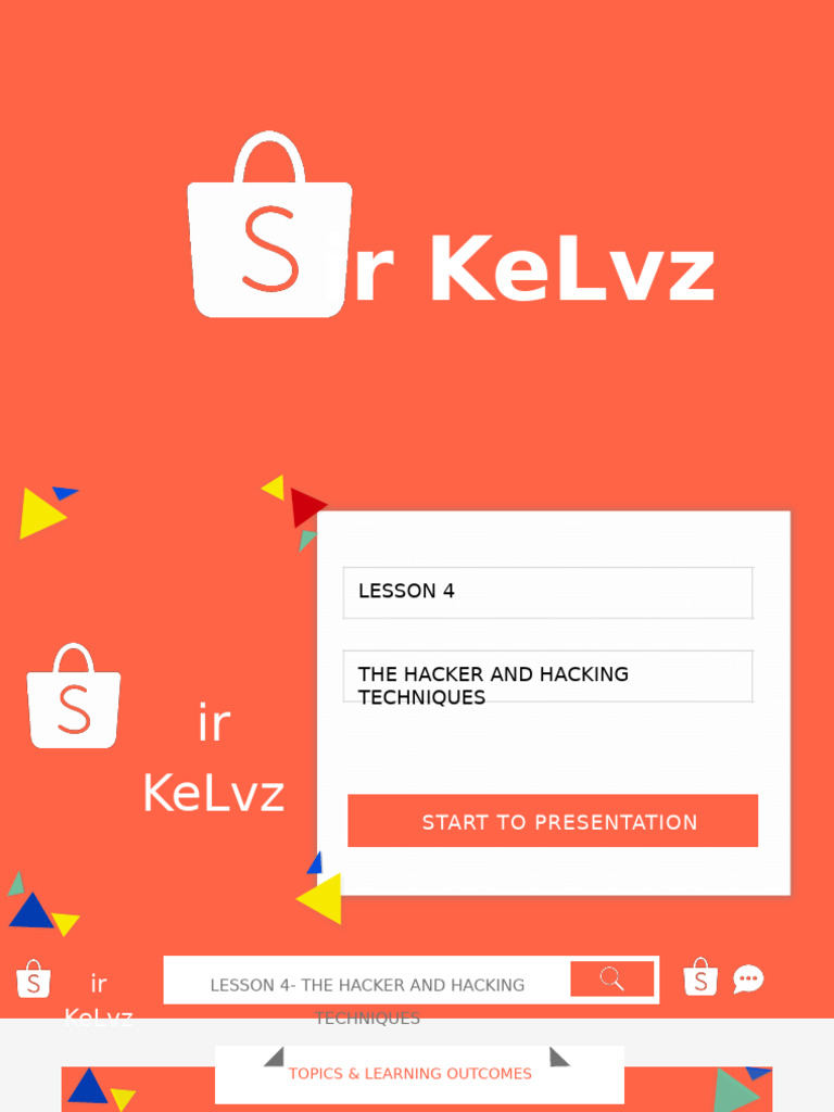Lesson 4 The Hacker And Hacking Techniques Pdf Security Hacker White Hat Computer Security
