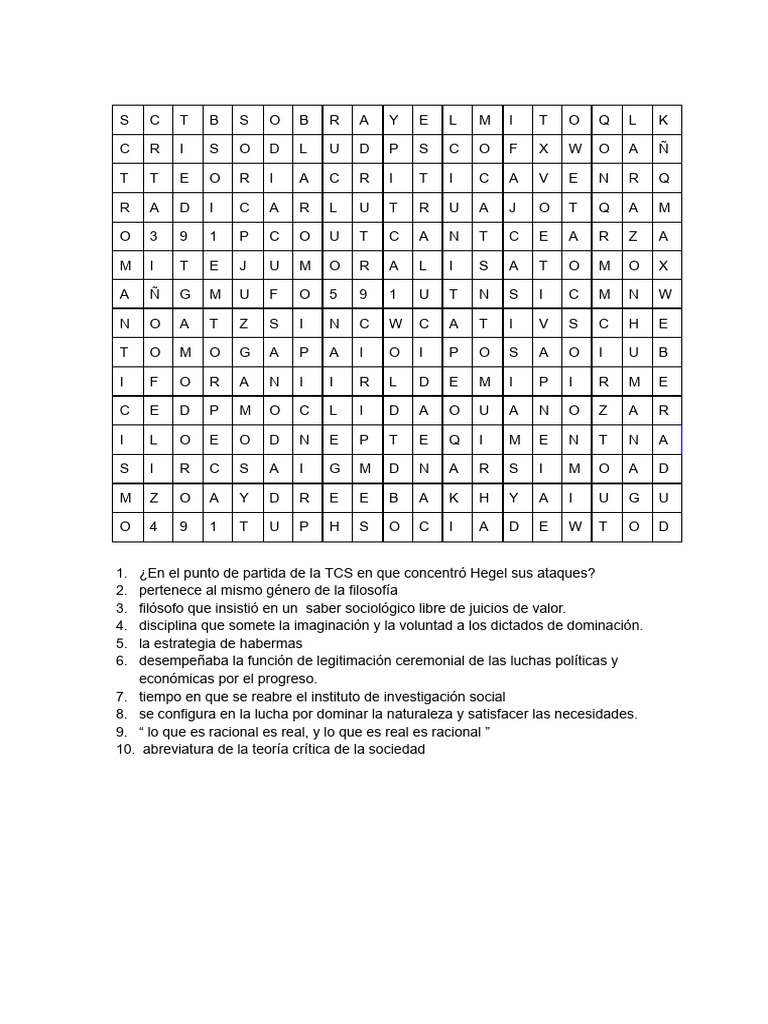 Sopa de Letras - ANDREA MENA | PDF