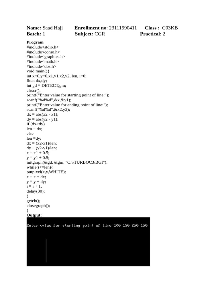 Computer Graphics-Basics | PDF