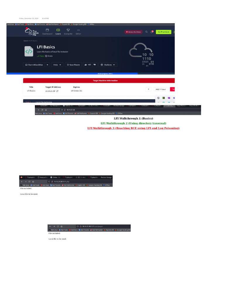 Understanding LFI Basics | PDF