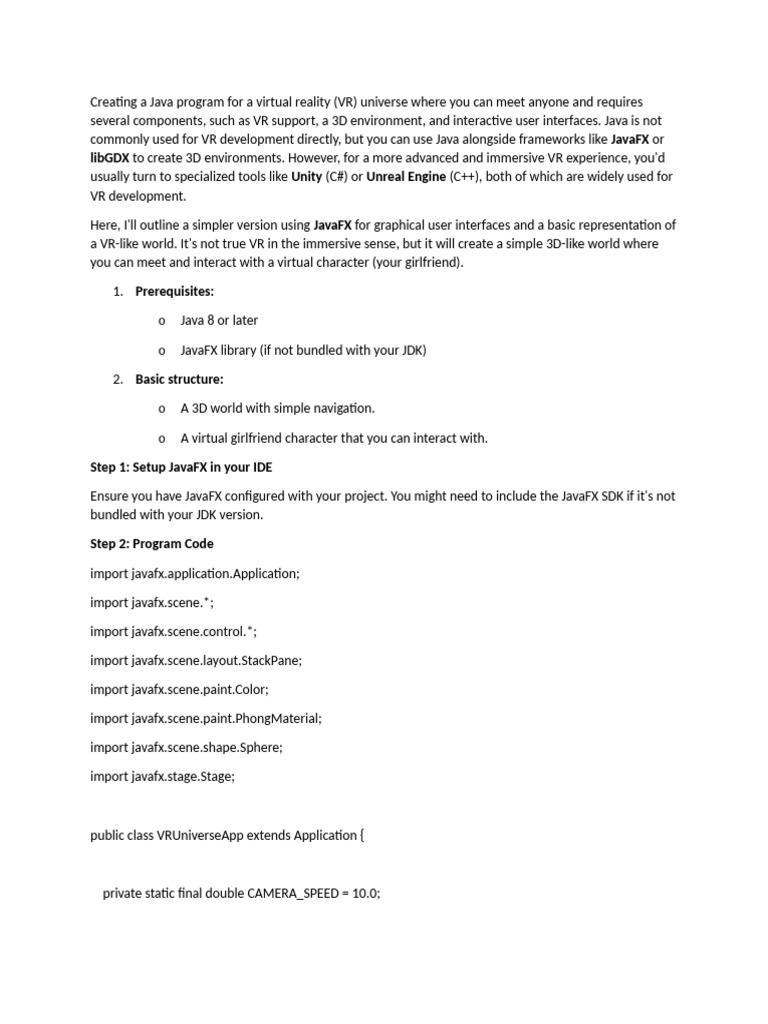 Better verse | PDF | Virtual Reality | Java (Programming Language)