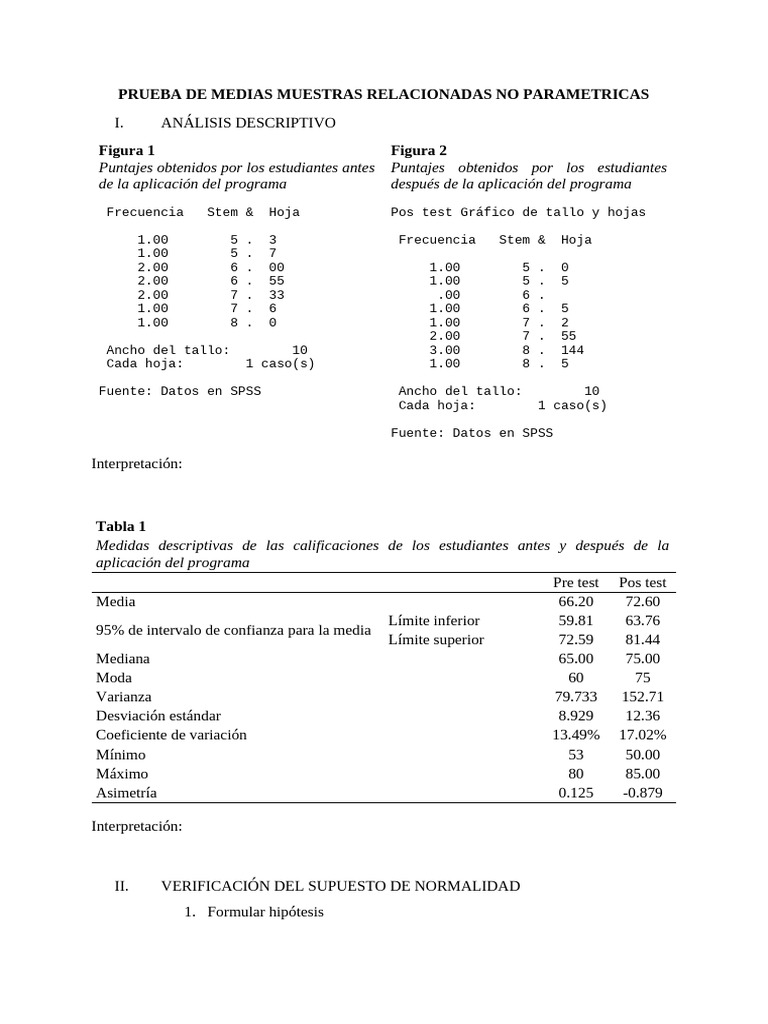 Efectividad del Programa Educativo en Estudiantes | PDF | Distribución ...