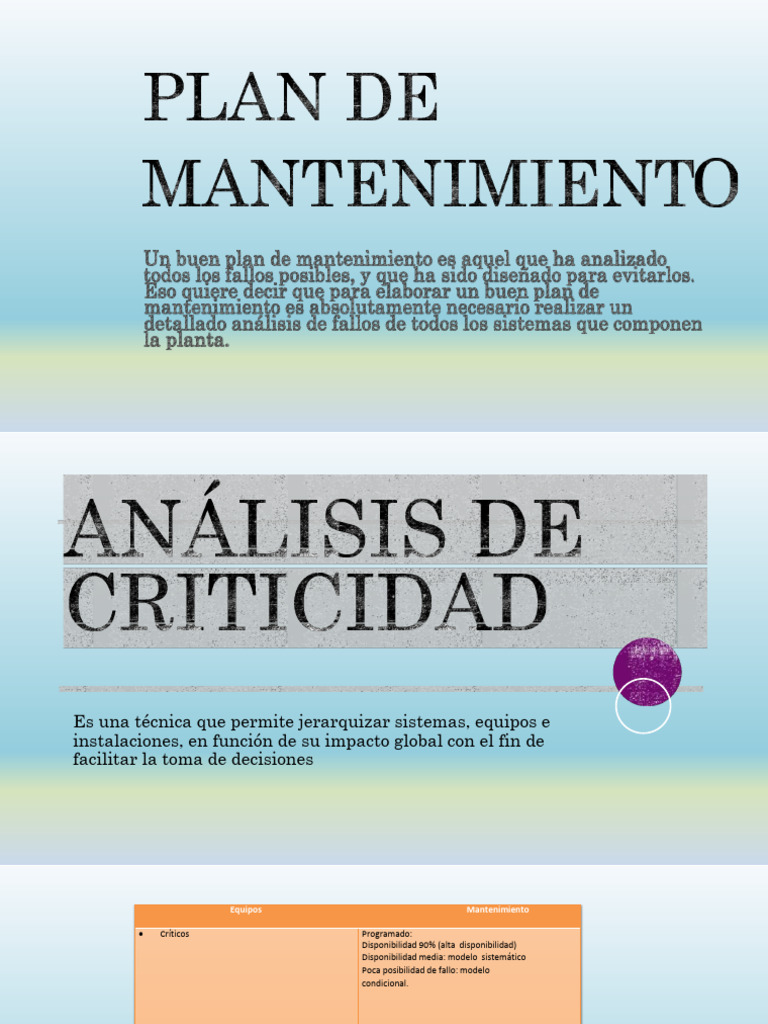 PLAN DE MTTO (1) | PDF