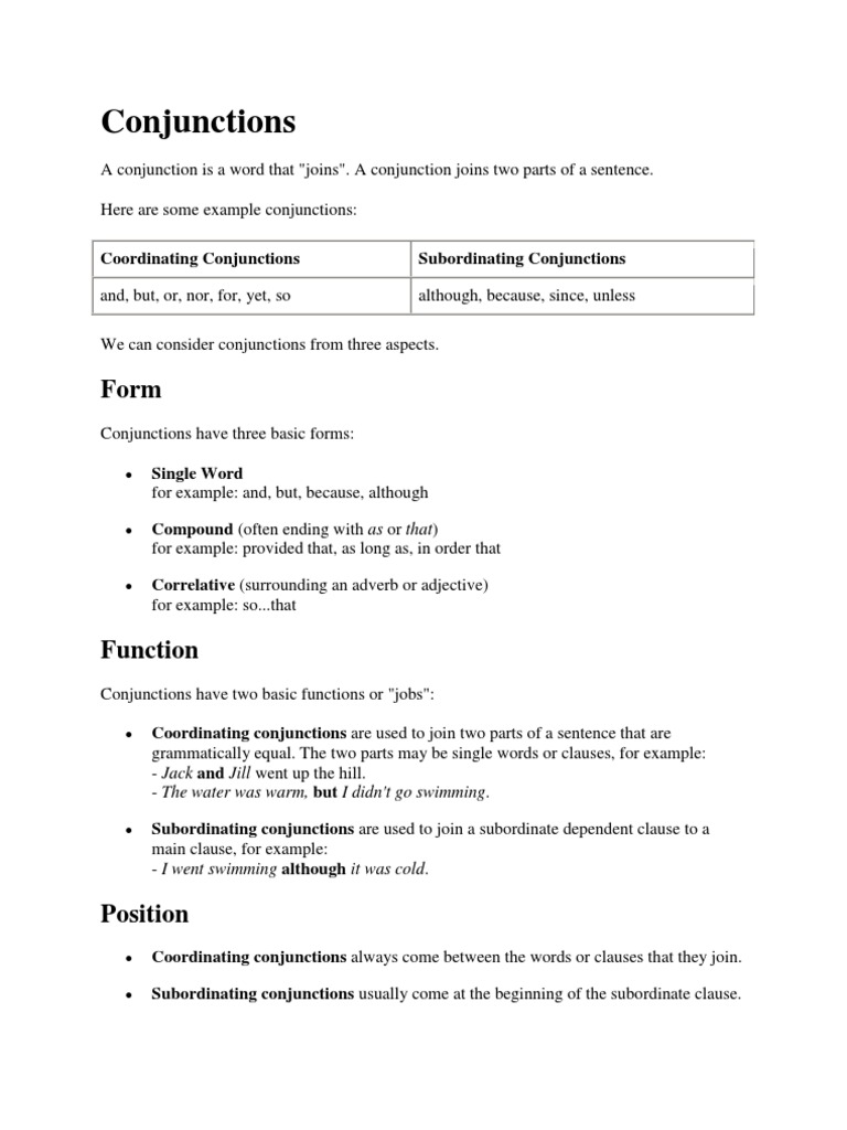 Conjunctions, Preposition, Interjenction | PDF | Preposition And Postposition | Adverb