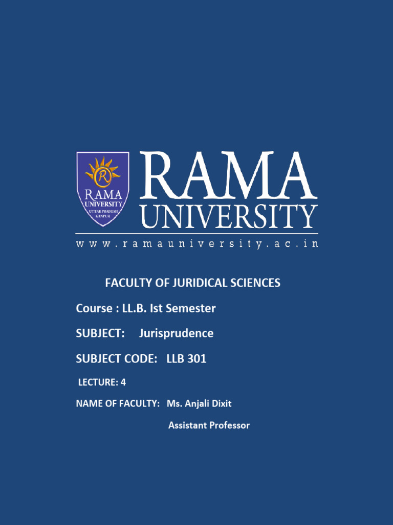 lecture-4 | PDF | Jurisprudence | Social Sciences lecture-4 | PDF | Jurisprudence | Social Sciences