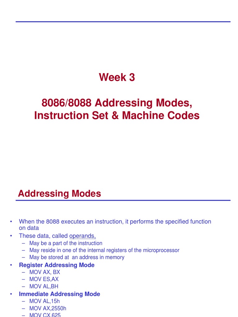 Address | PDF | Assembly Language | Instruction Set