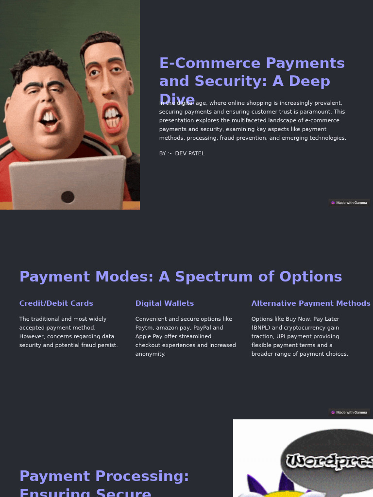 E Commerce Payments and Security a Deep Dive (2) | PDF | Security | Computer Security