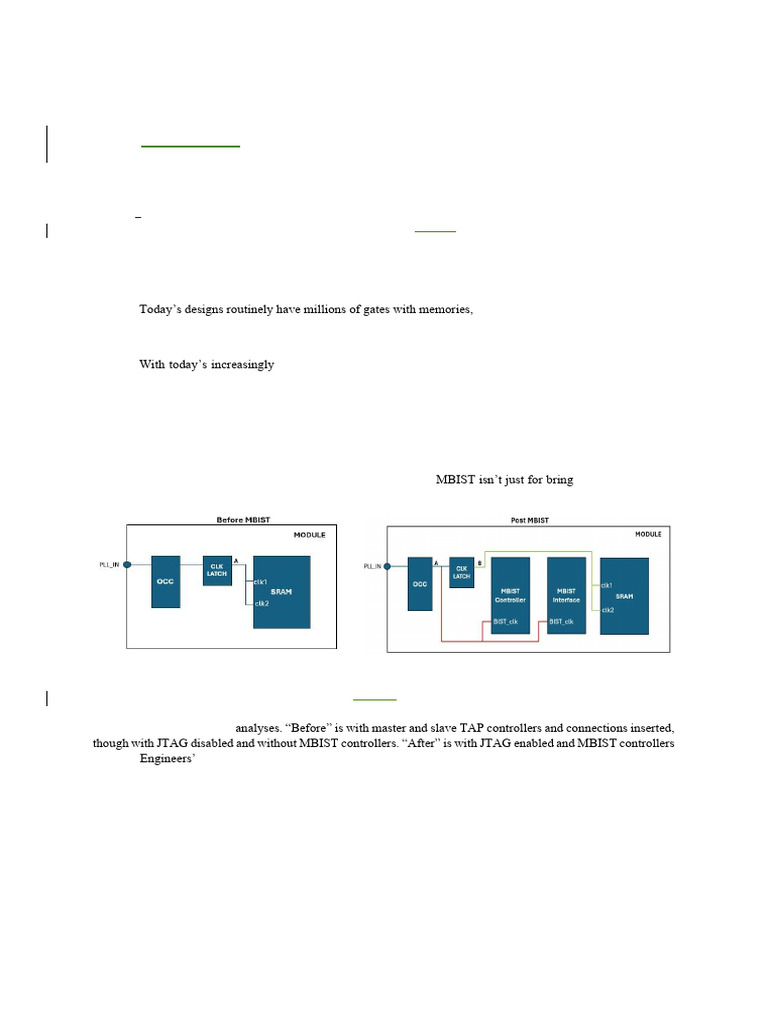 DFT Mbist CDC RDC Analysis | PDF | Electronic Engineering | Digital Electronics