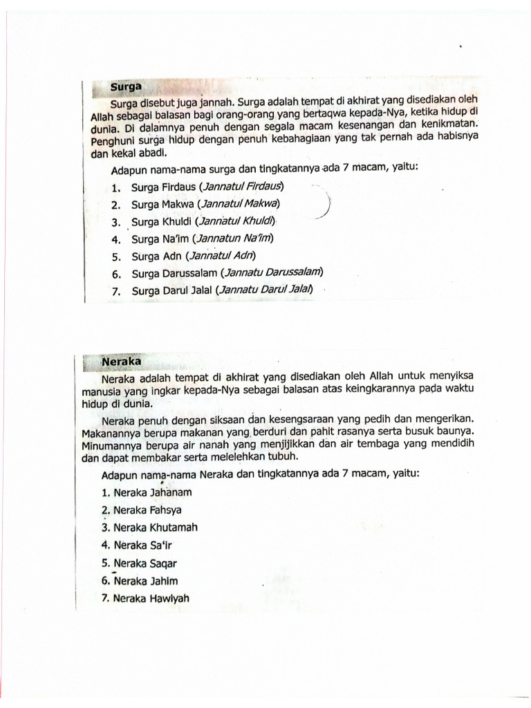 Surga Dan Neraka Pdf