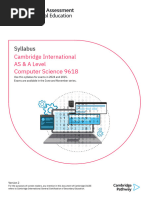 Computer Science A Level Syllabus | PDF | Computer Network | Read Only Memory