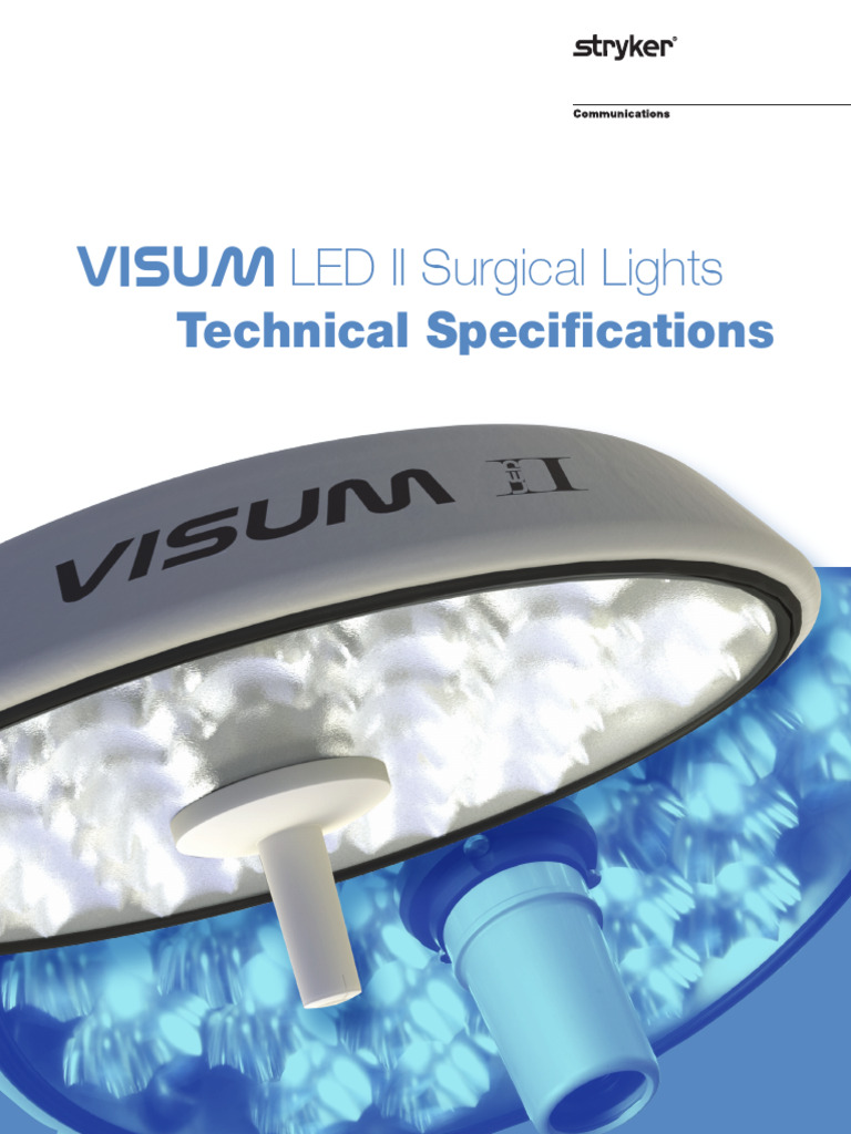 Stryker Visum II Surgical - Light - 2 | PDF | Electromagnetic Spectrum ...