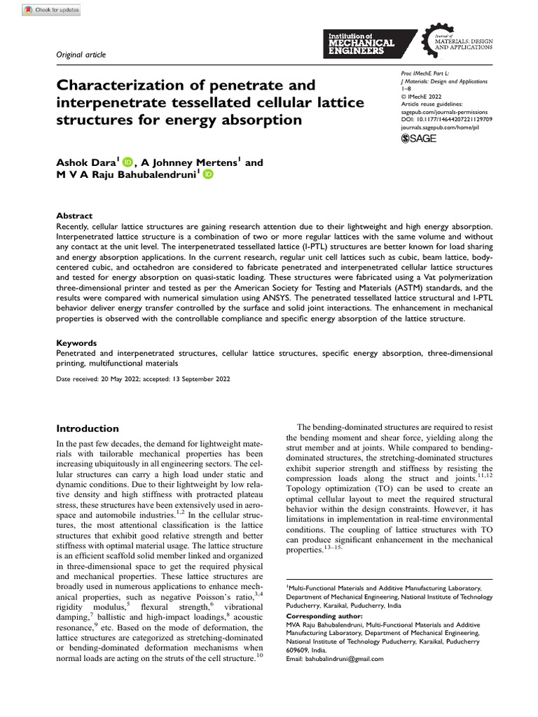 Part L - Characterization of Penetrate And-1 - Compressed | PDF ...