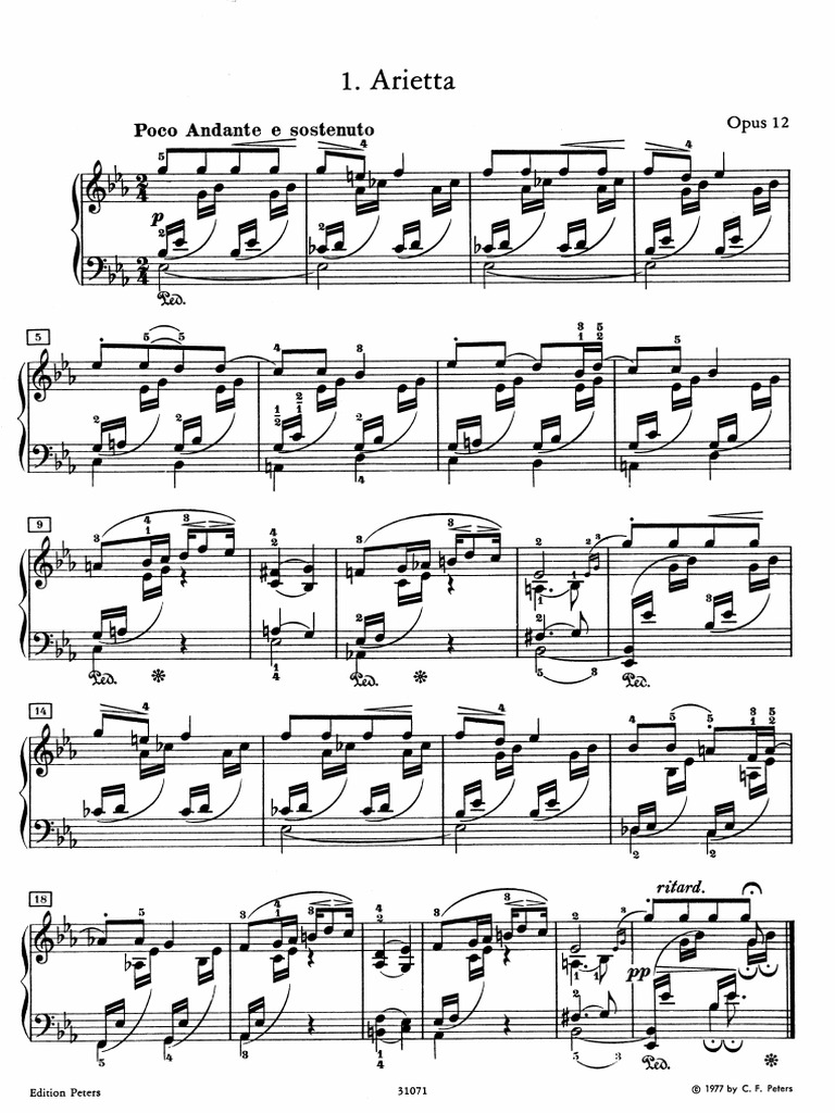 Grieg - Liric Pieces Op.12 | PDF