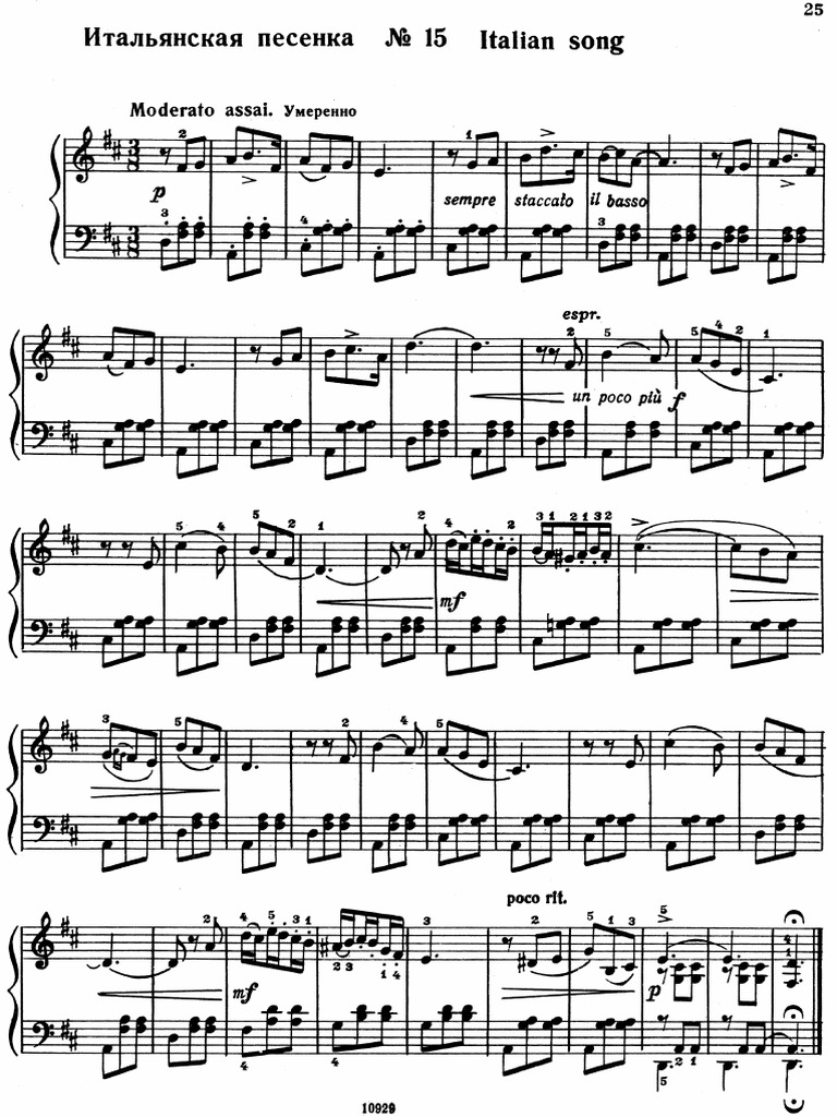 Tchaikovsky - Children's Album Op.39 | PDF