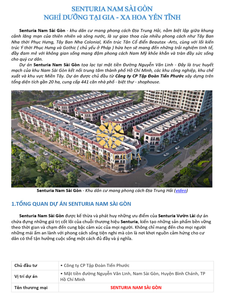 DU_AN_SENTURIA_NAM_SAI_GON | PDF