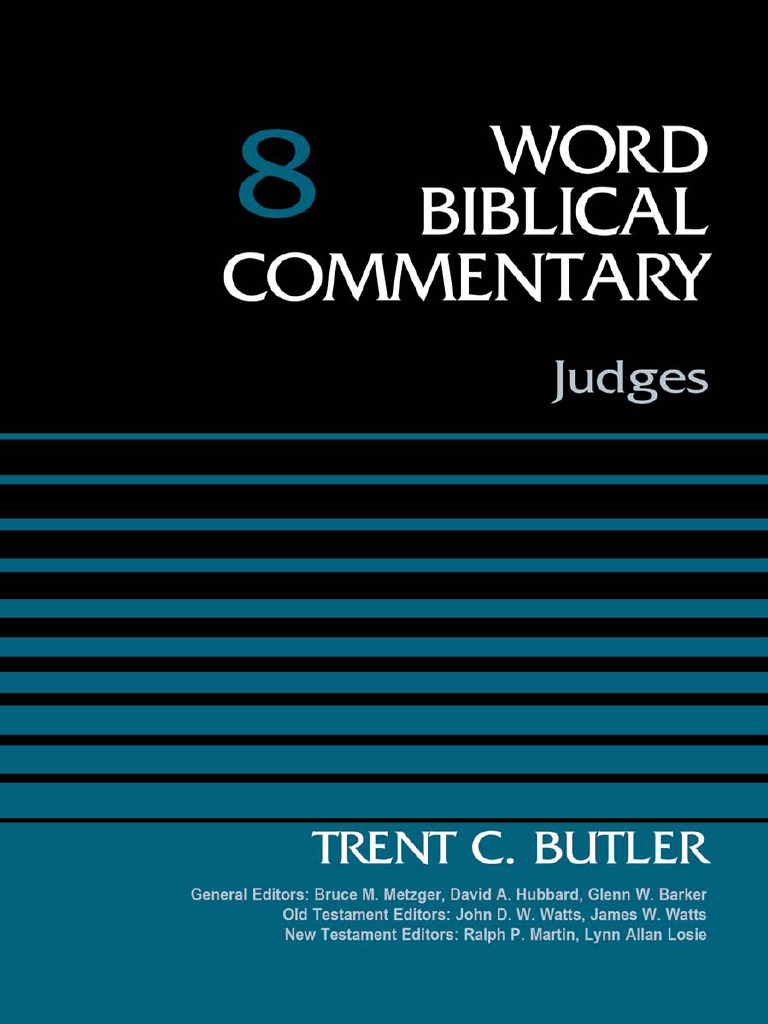 Dokumen.pub Judges Volume 8 8 Word Biblical Commentary Revised Ed ...