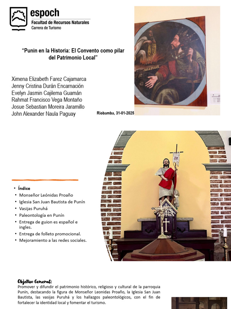 Punin: Patrimonio y Cultura Local | PDF | Santuario | Museo