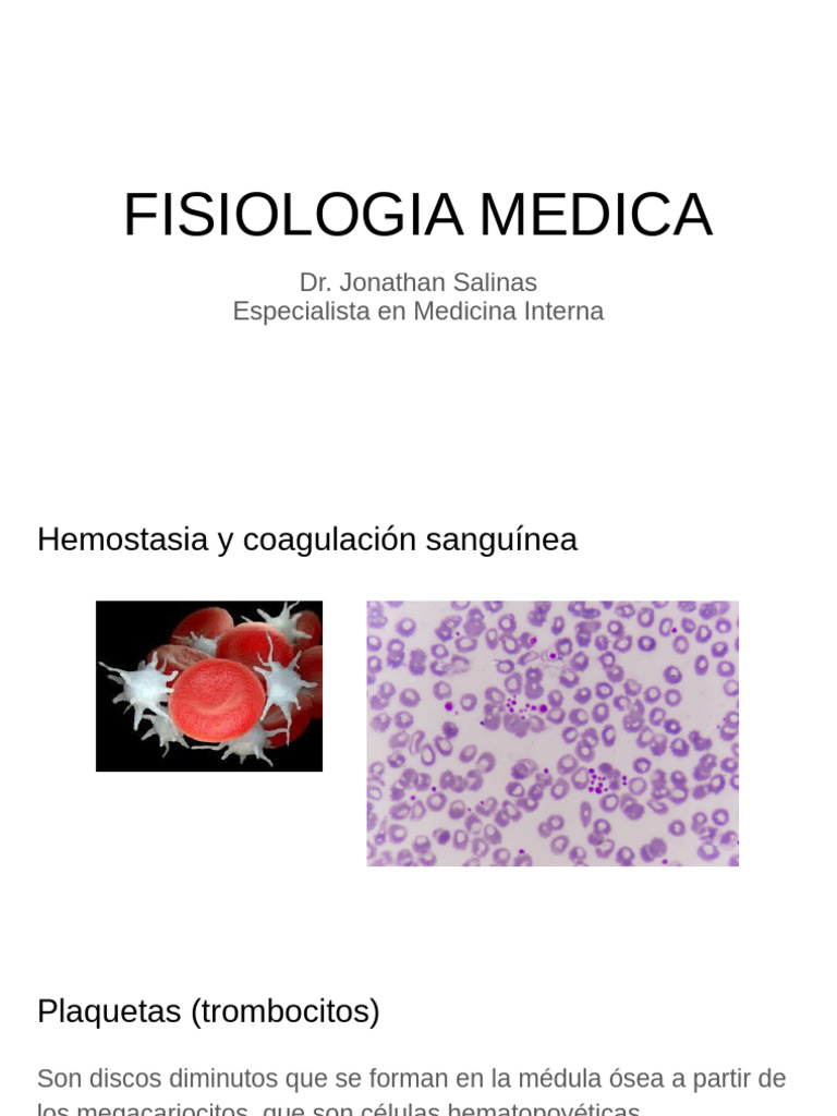 Espasmo Miógeno en Hemostasia | PDF | Coagulación | Plaqueta