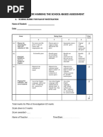 English Language SBA Scoring Rubric | PDF | Self Esteem | Rubric (Academic)